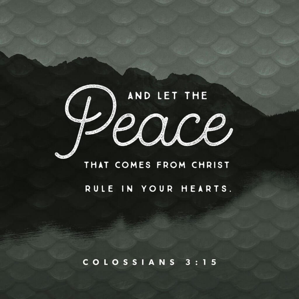 Colossians 3:15–A Peace of Jesus - New to Worship